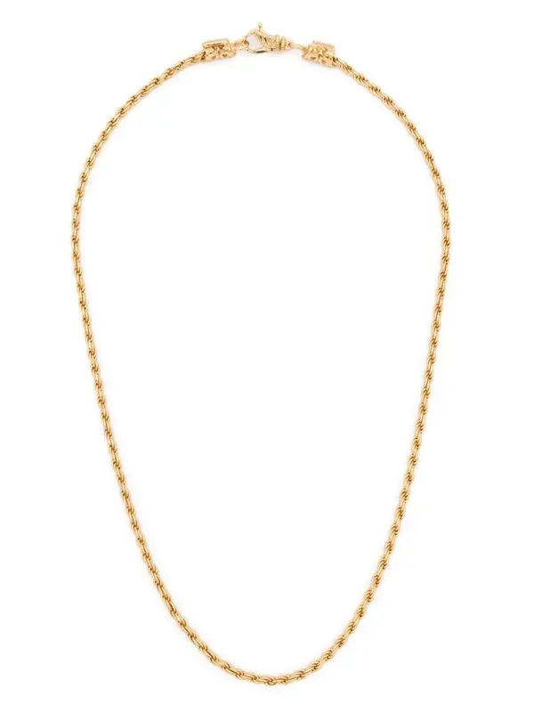 Emanuele Bicocchi Small Rope Chain Necklace - Gold