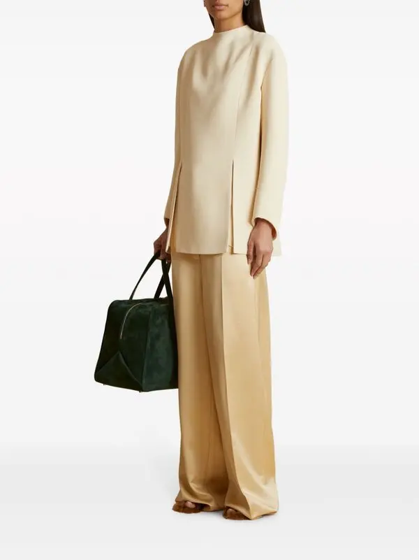 Khaite The Mahni Slit-detail Blouse