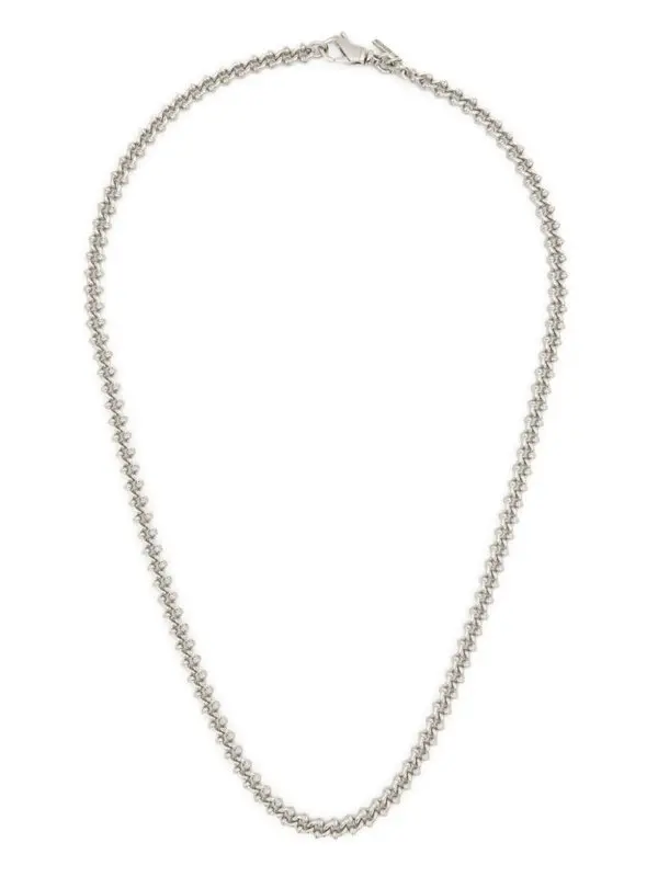 Emanuele Bicocchi Knot Chain Necklace - Silver