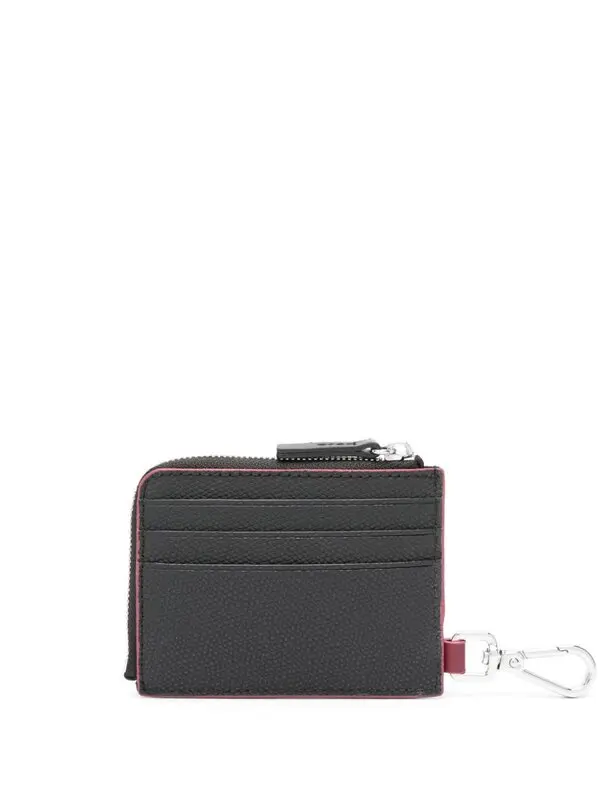 Tommy Hilfiger Logo-print Zipped Leather Wallet