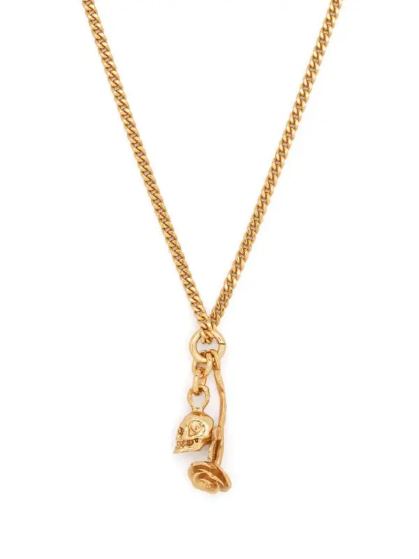 Emanuele Bicocchi Wild Rose Pendant Necklace - Gold