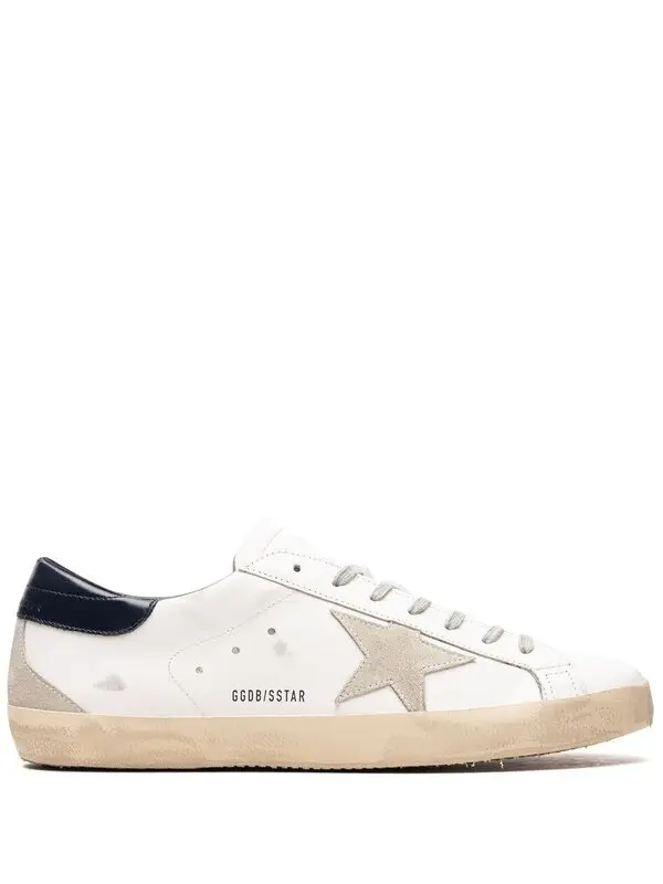 GOLDEN GOOSE Super-star Trainers - White