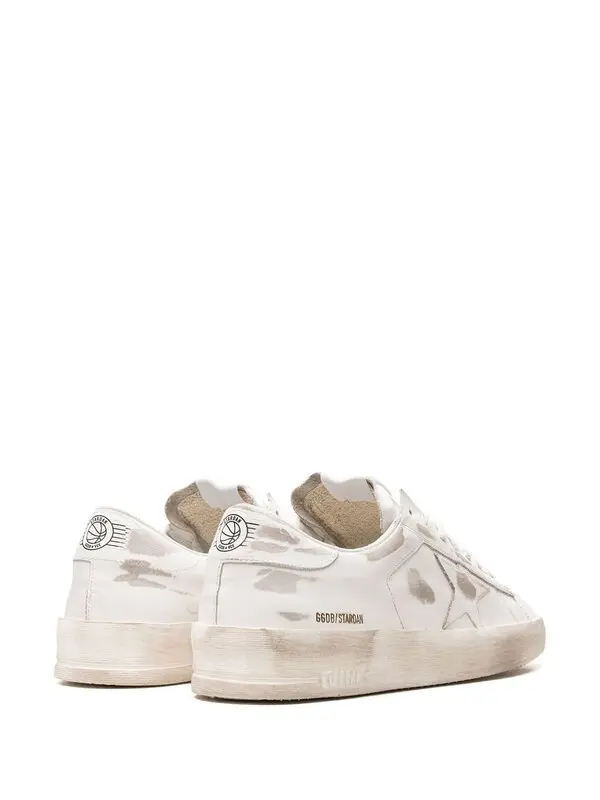 GOLDEN GOOSE Stardan Leather Sneakers - White