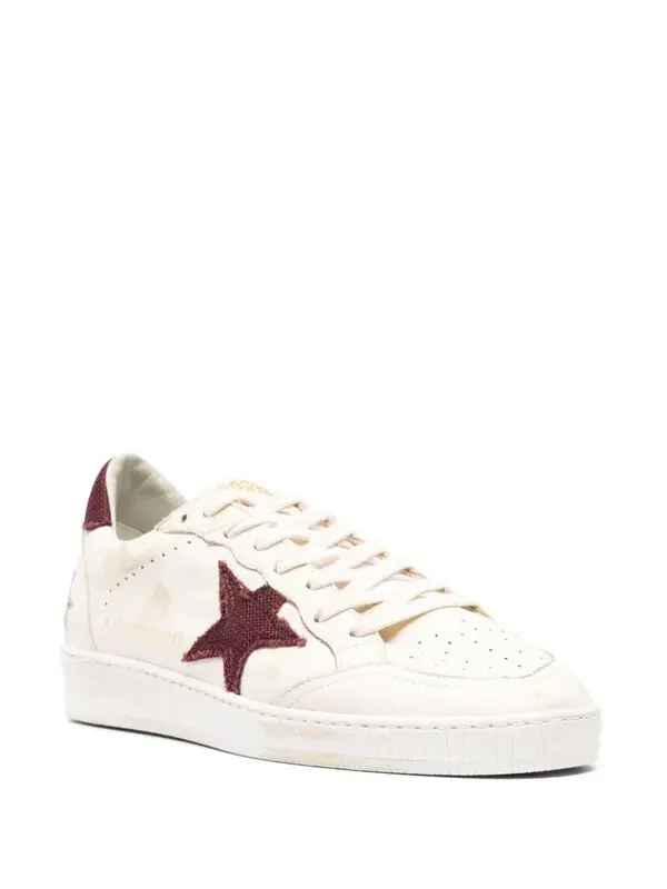 GOLDEN GOOSE Ball Star Leather Sneakers - Neutrals