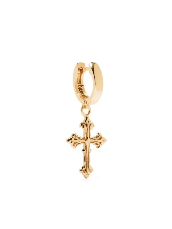 Emanuele Bicocchi Avelli Cross-pendant Earring - Gold