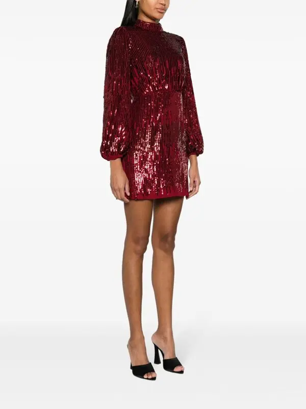 Rixo Samantha Sequinned Mini Dress