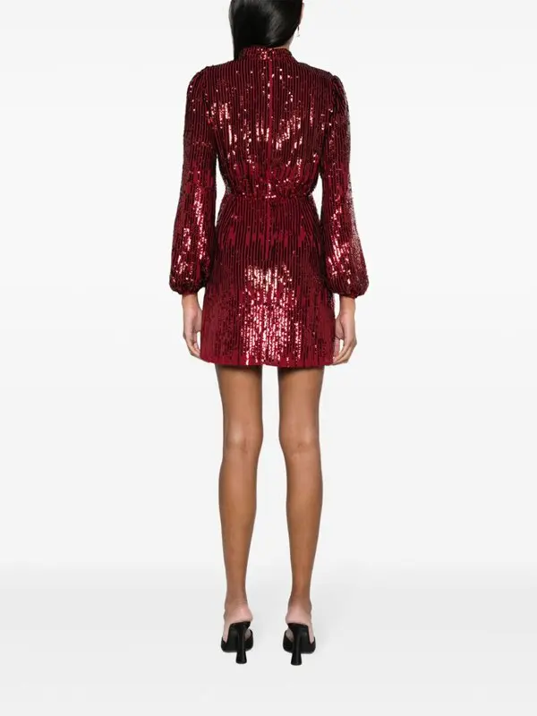 Rixo Samantha Sequinned Mini Dress