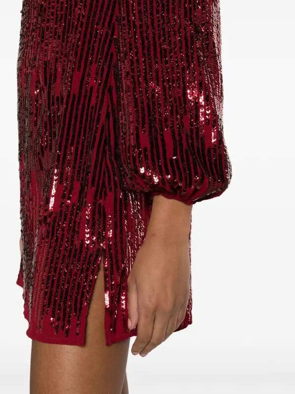 Rixo Samantha Sequinned Mini Dress