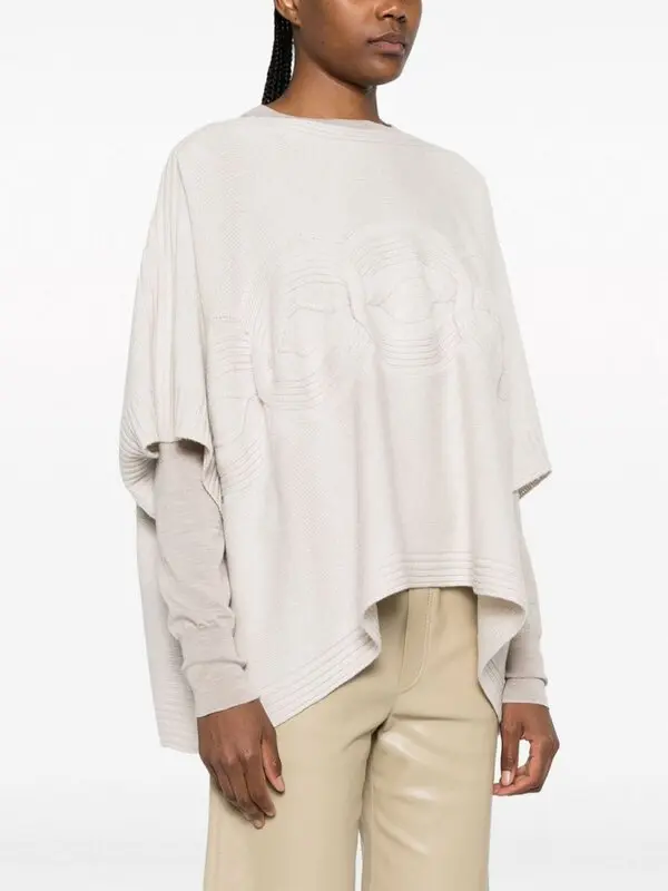 D.exterior Fine-knitted Kaftan Jumper