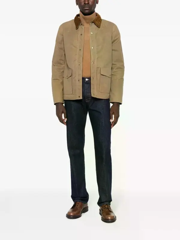 FORTELA Renny Coated-finish Shirt Jacket
