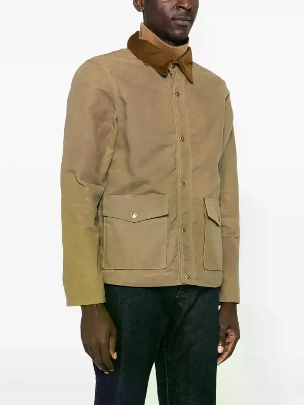 FORTELA Renny Coated-finish Shirt Jacket