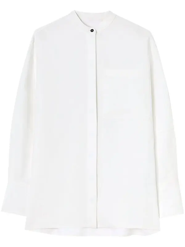 JIL SANDER Drop-shoulder Linen Shirt
