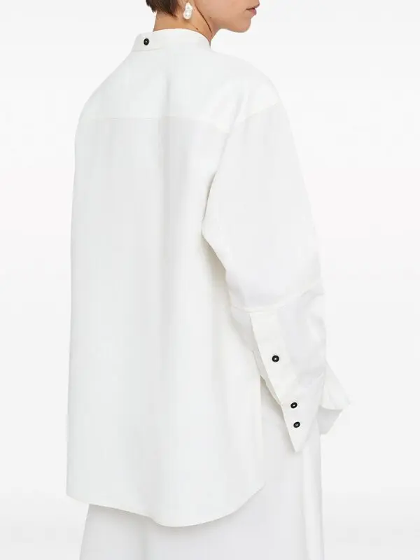 JIL SANDER Drop-shoulder Linen Shirt