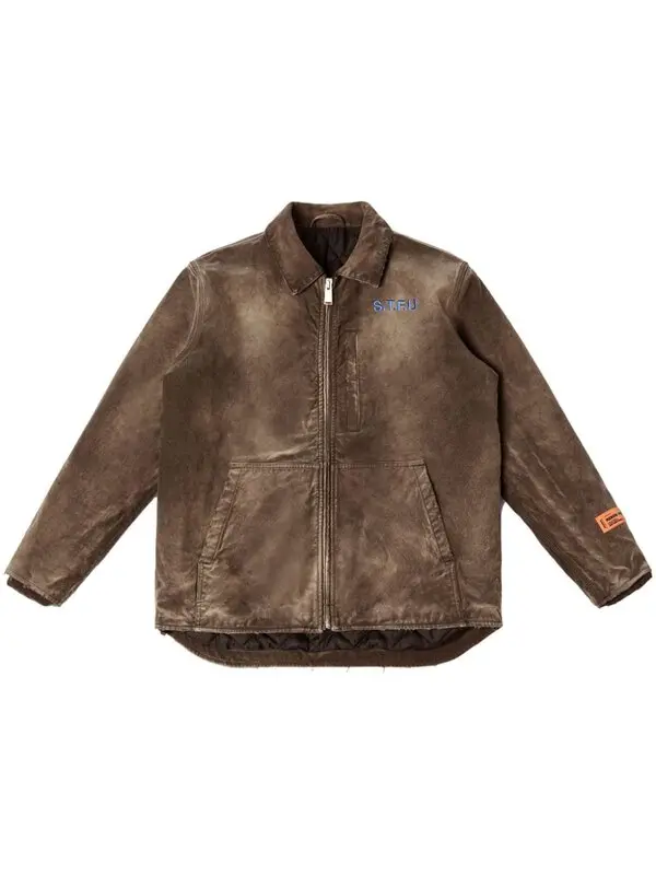 Heron Preston Logo-patch Cotton Jacket