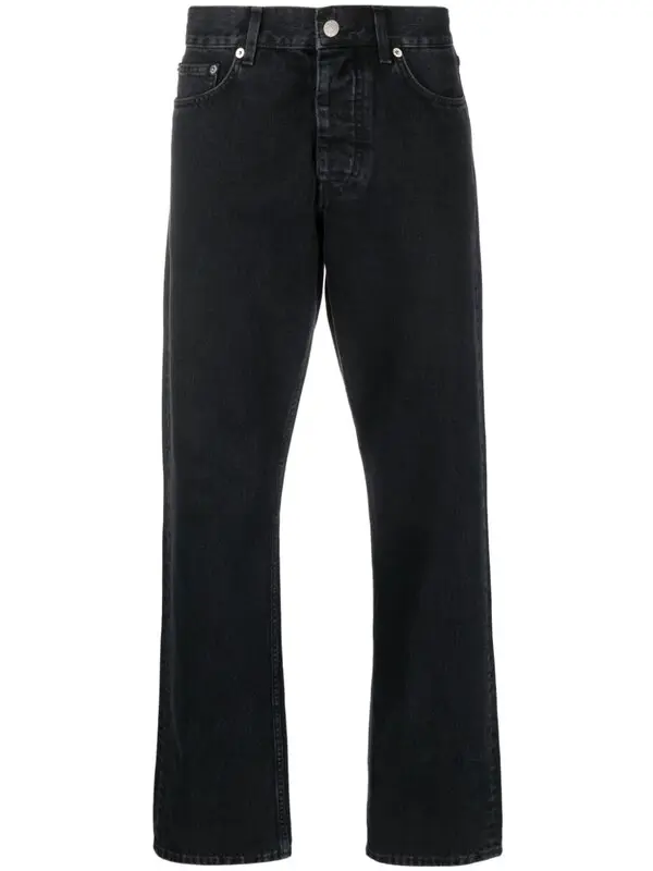 SUNFLOWER Straight-leg Organic-cotton Jeans - Black