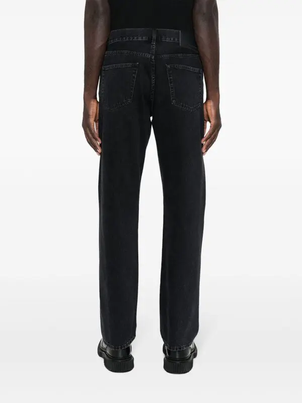 SUNFLOWER Straight-leg Organic-cotton Jeans - Black