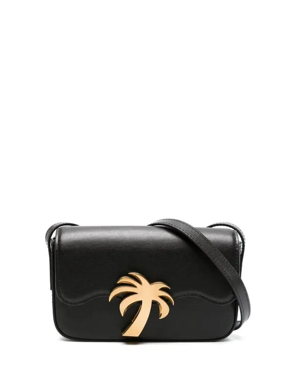 Palm Angels Palm Beach Leather Crossbody Bag