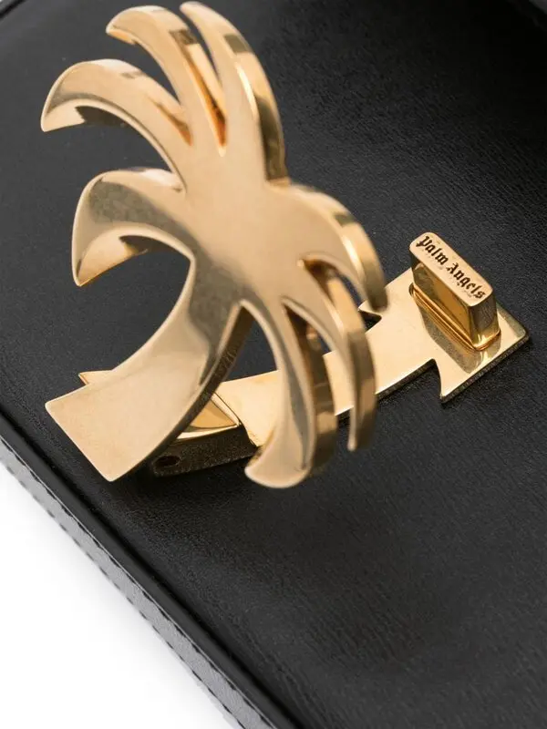 Palm Angels Palm Beach Leather Crossbody Bag