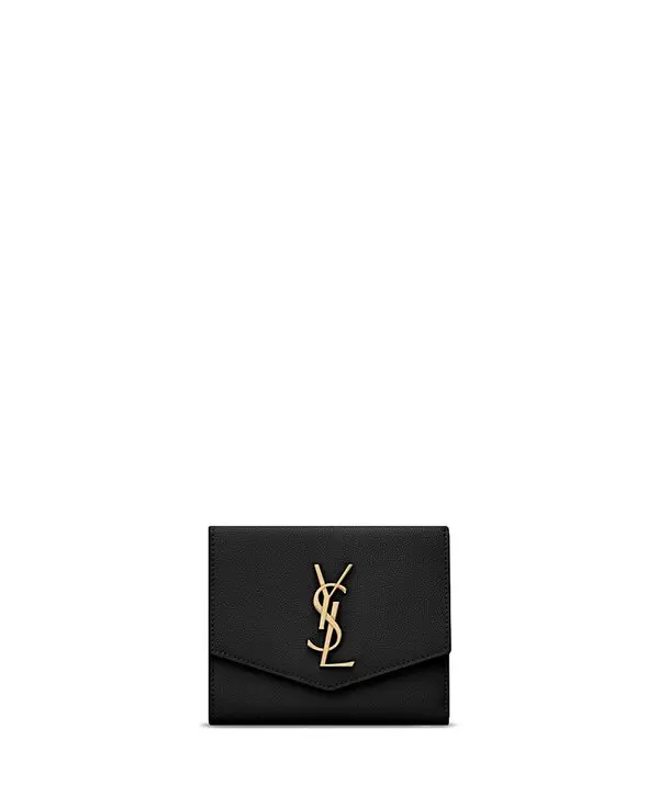 Saint Laurent Embossed Leather Wallets Editorialist
