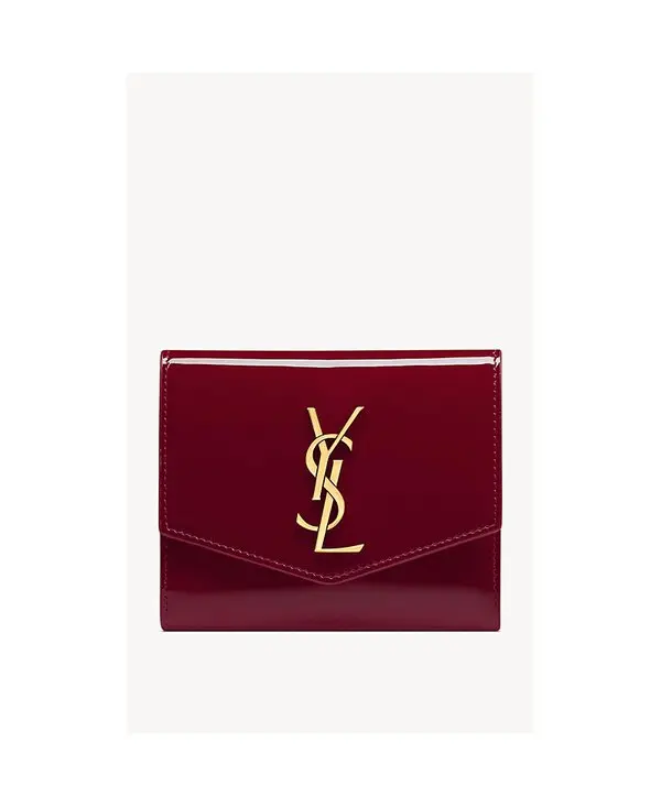 Saint Laurent Uptown Compact Wallet - Grenade