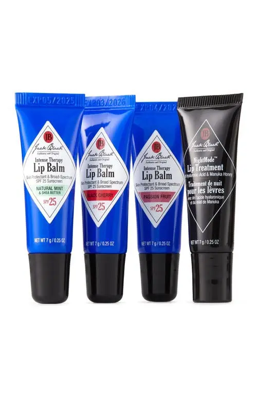 Jack Black It's The Balm Lip Balm Set $42 Value
