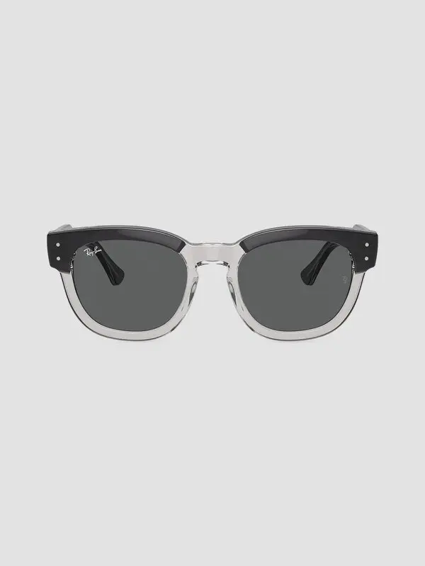 Ray-ban Rb0298s 53mm Mega Hawkeye Square Sunglasses - Transparent Dark Grey