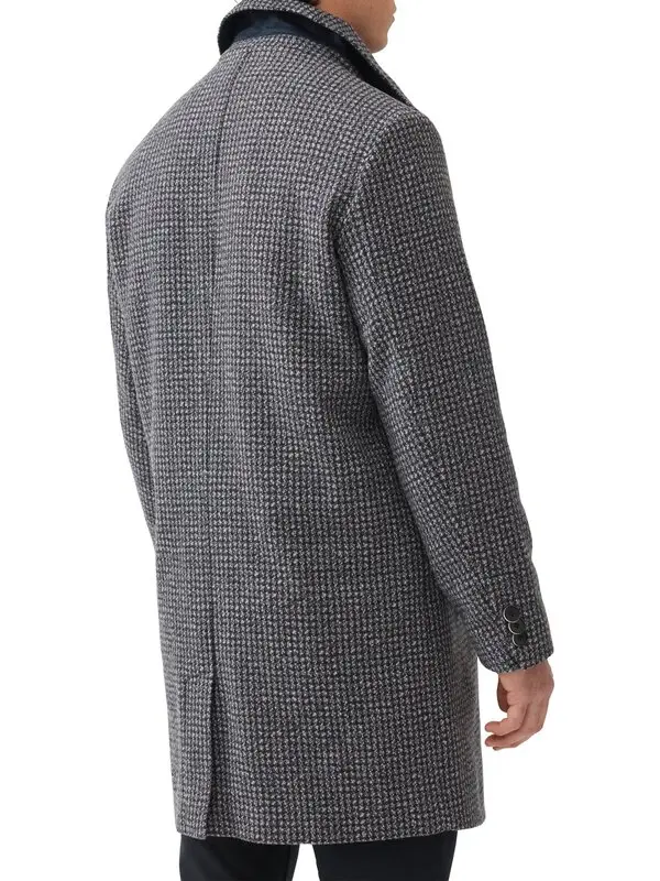 Rodd & Gunn Hundalee Tweed Houndstooth Coat