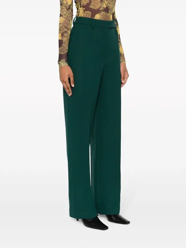 Alexandre Vauthier Houndstooth Wide-leg Trousers