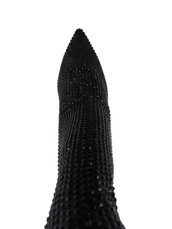 GEDEBE Logan Crystal-embellished Boots - Black