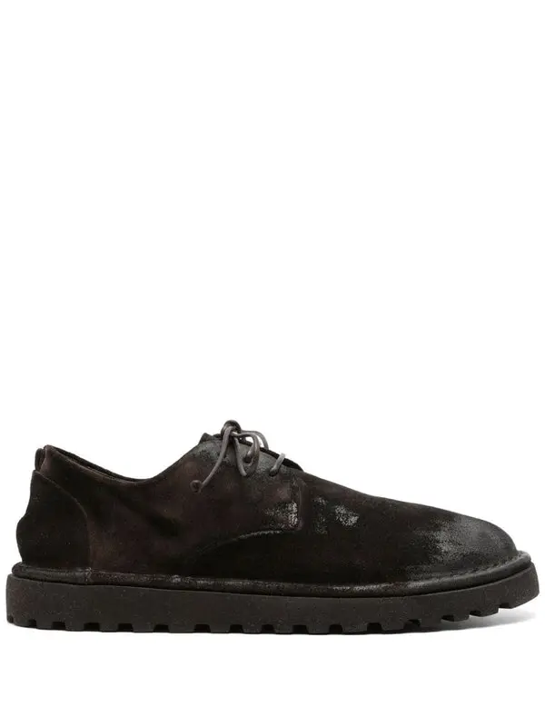 Marsèll Sancrispa Alta Coated-leather Derby Shoes