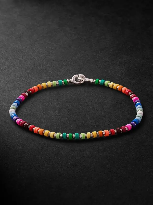 MAOR Mini Rize Sterling Silver Beaded Bracelet - Multi