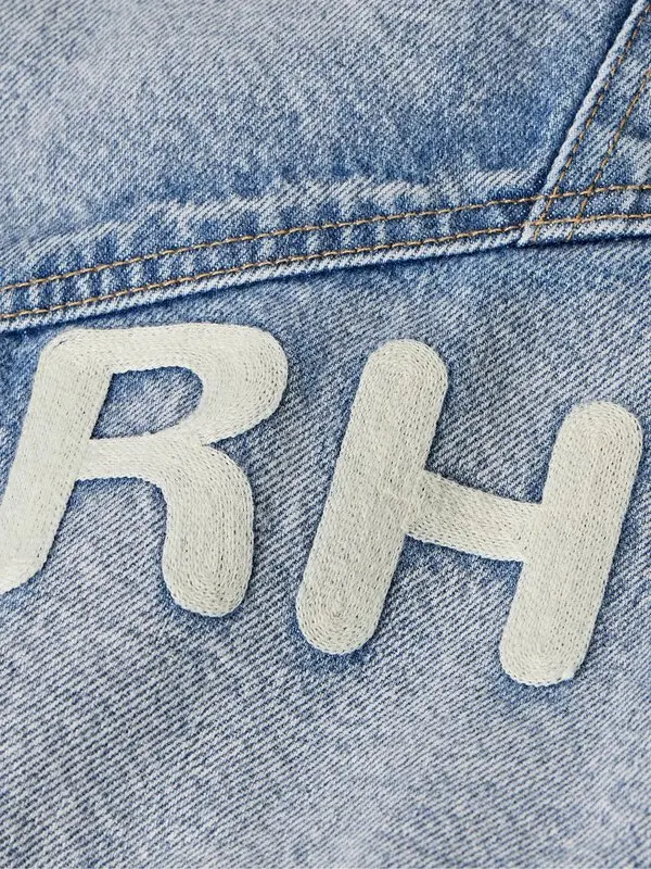 Rhude Lamborghini Embroidered Denim Jacket