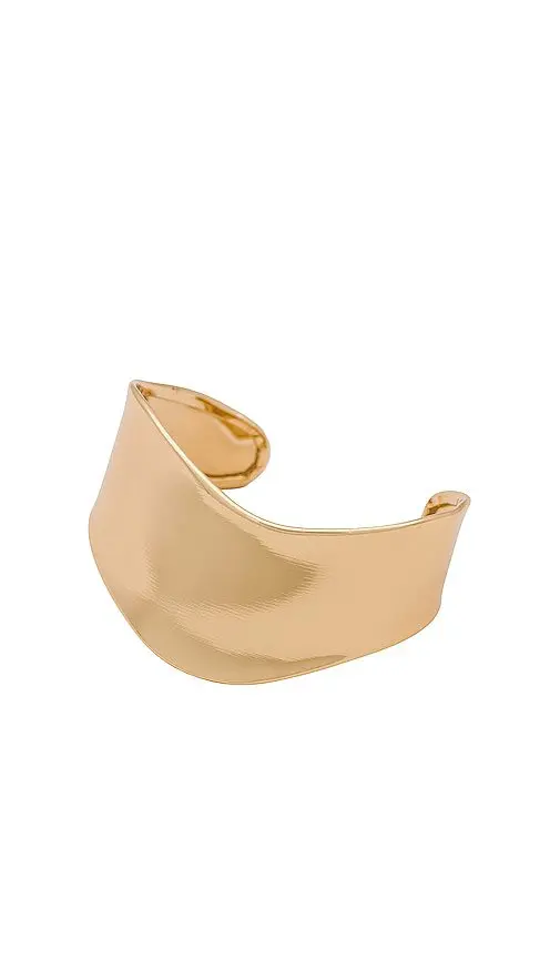 Ettika Smooth Cuff Bracelet - Gold