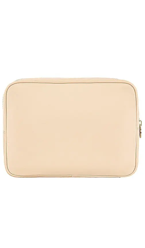 Stoney Clover Lane Clear Front Large Pouch - Sand