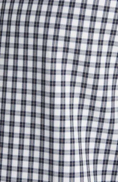 Mizzen+main Leeward Trim Fit Plaid Performance Button-up Shirt