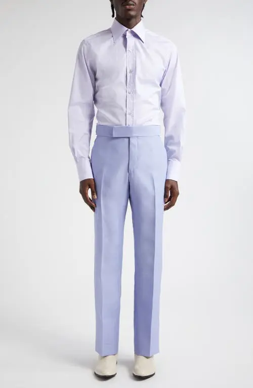 TOM FORD Slim Fit Poplin Button-up Shirt - Lilac