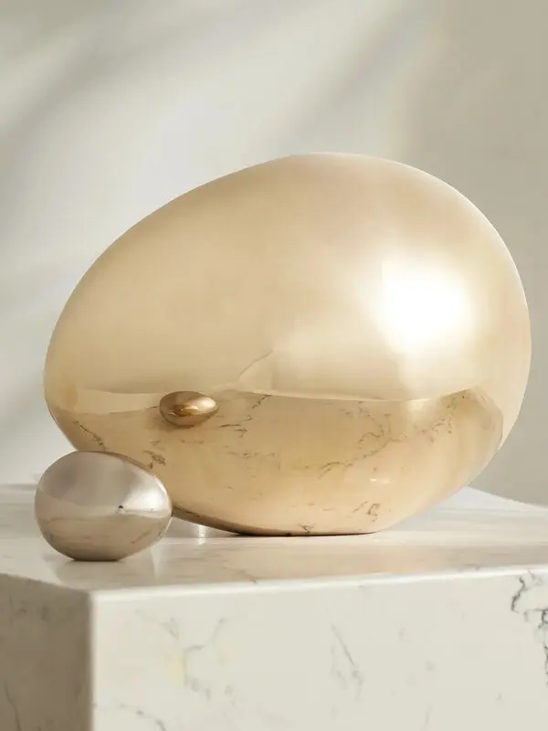 FOURTH STREET Egg Brass Ornament