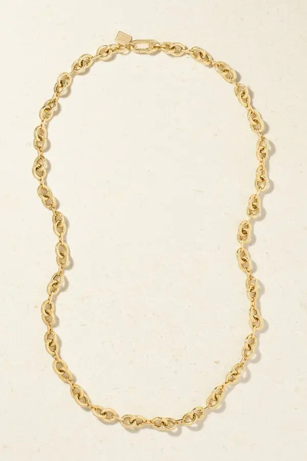 Lauren Rubinski 14-karat Round Link Chain Necklace - Gold