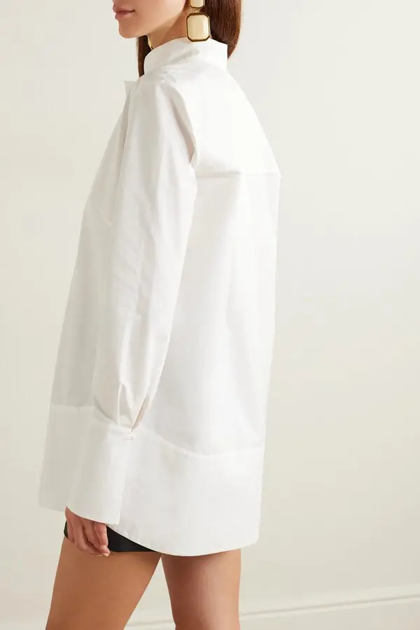 LIBEROWE Net Sustain Nerhu Cotton-poplin Shirt
