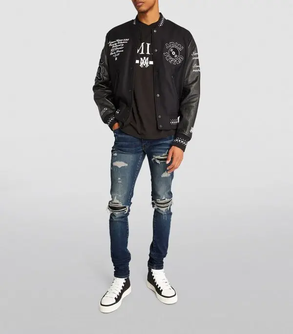 Amiri Distressed Slim Jeans