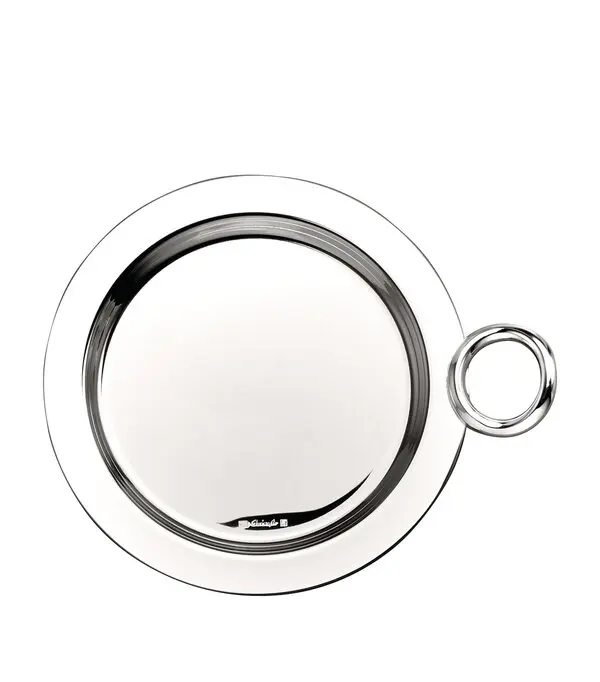 Christofle Plated Vertigo Bottle Coaster