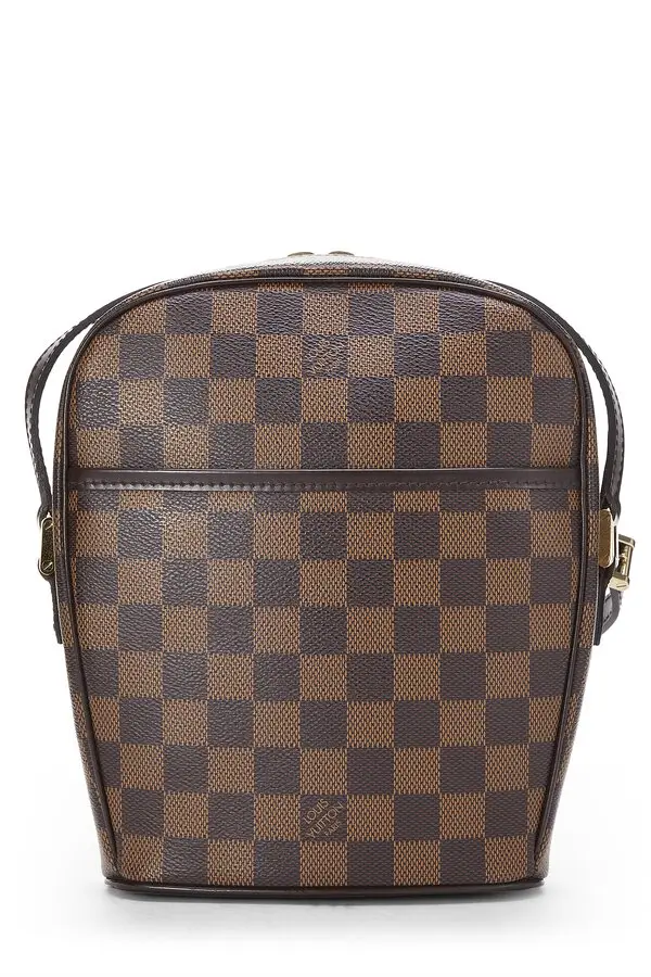 LOUIS VUITTON Damier Ebene Ipanema Bag - Brown