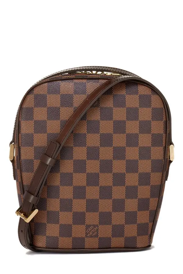 LOUIS VUITTON Damier Ebene Ipanema Bag - Brown