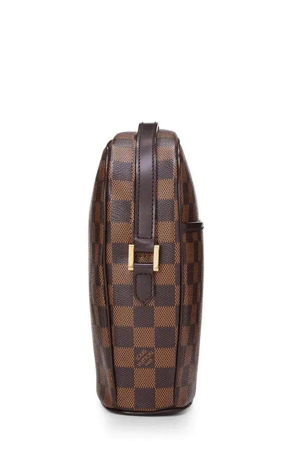LOUIS VUITTON Damier Ebene Ipanema Bag - Brown