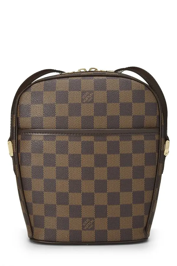 LOUIS VUITTON Damier Ebene Ipanema Bag - Brown