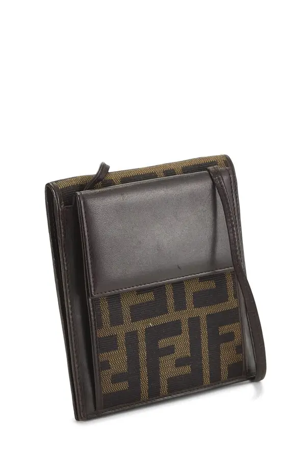 Fendi Zucca Canvas Compact Wallet