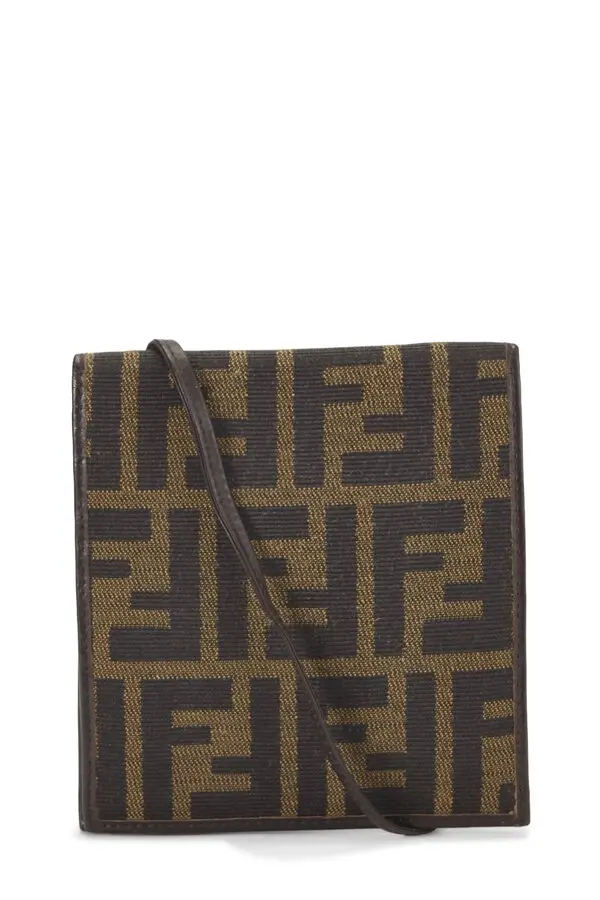 Fendi Zucca Canvas Compact Wallet