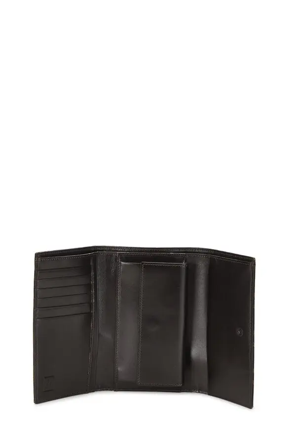 Fendi Zucca Canvas Compact Wallet