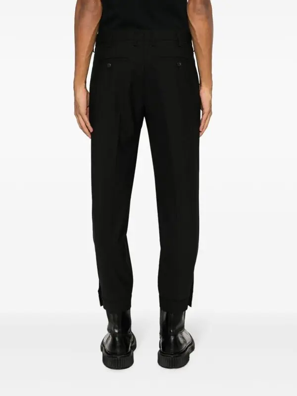 Neil Barrett Cropped Tapered Trousers - Black