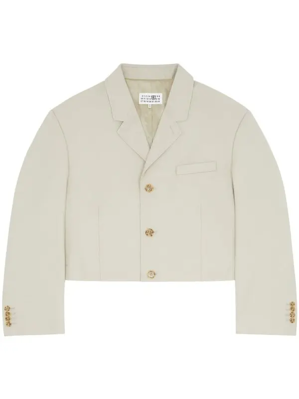 MAISON MARGIELA Single-breasted Cropped Blazer